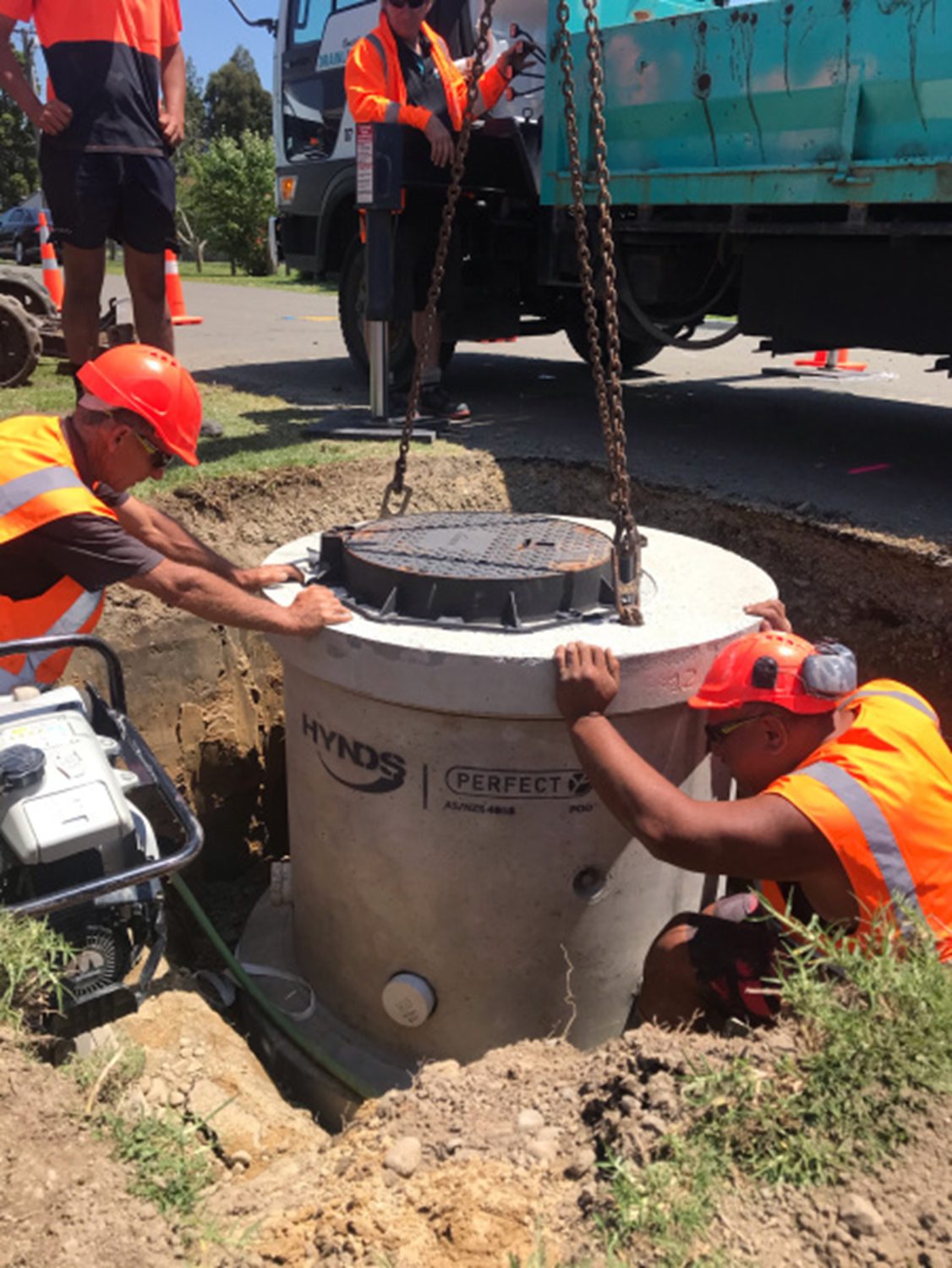 Opotiki Perfect Manhole - Hynds Pipe Systems Ltd.